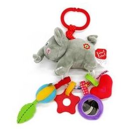 Label-Label Greifling / Baby Rassel / Greifring Elefant