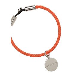 Marc O'Polo Marc O´Polo Leder-Armband mit Anhänger in Orange