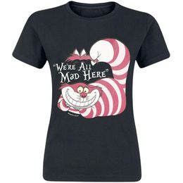 Alice im Wunderland Mad Cat T-Shirt schwarz in L