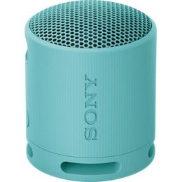 Sony SRS-XB100 Stereo Bluetooth-Lautsprecher (Bluetooth, Kabellos, wasser- und staubdicht, 16-Std.-Akku, umweltfreundlich), blau