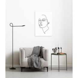 Komar Leinwandbild Peaceful Mind, (1 St), 40x60 cm (Breite x Höhe), Keilrahmenbild, schwarz|weiß