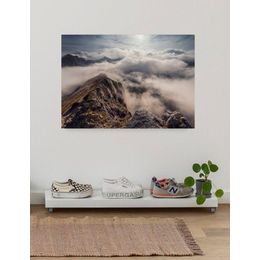 Komar Leinwandbild Sea of Fog, Baum, Berge, Blumen, Blätter, Foto, Jahreszeiten, Landschaft, Meer, Natur, Palmen, Strand (1 St), 60x40 cm (Breite x Höhe), Keilrahmenbild, bunt