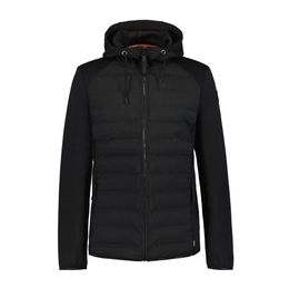 Icepeak Outdoorjacke Icepeak AIKERA mit dezentem Logopatch am Oberarm, schwarz