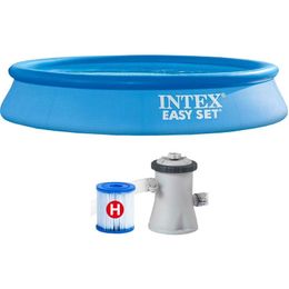 28118 Easy Set Swimming Pool Ø305x61cm Aufstellpool Filterpumpe Rundpool - Intex