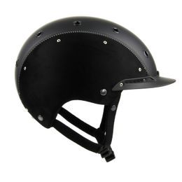 Casco Reithelm Champ 3 Nubuk schwarz, L, Kopfumfang 58-62 cm