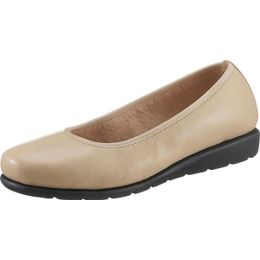 Damen Ballerina beige, Gr&ouml;&szlig;e 41