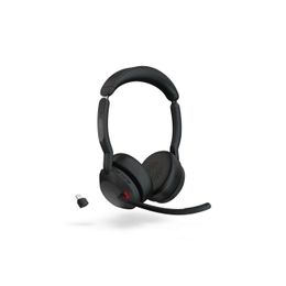 Jabra Evolve2 55 UC Kopfhörer (Active Noise Cancelling (ANC), Bluetooth, Stereo USB-C), schwarz