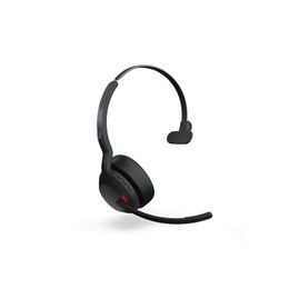 Jabra Evolve2 55 MS Kopfhörer (Active Noise Cancelling (ANC), Bluetooth, monaural USB-A), schwarz