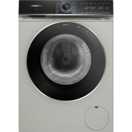 A (A bis G) Siemens Waschmaschine "WG44B20X40" Waschmaschinen smartFinish – glättet dank Dampf sämtliche Knitterfalten silberfarben Frontlader
