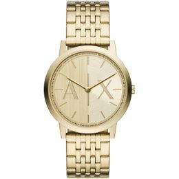 Quarzuhr Armani Exchange "AX2871" Armbanduhren goldfarben Herren Hochzeitsmode Armbanduhr, Herrenuhr, analog