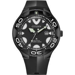 Taucheruhr Citizen "Promaster Eco-Drive Diver "Orca", BN0235-01E" Armbanduhren schwarz Taucheruhren Armbanduhr, Herrenuhr, Solar