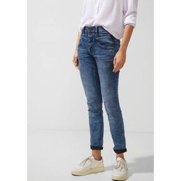 Street One Slim-fit-Jeans im 4-Pocket-Stil, blau