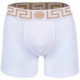 Versace Boxershorts Herren Größe M karamell / weiß