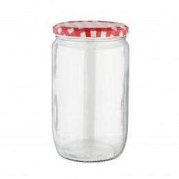 axentia Einmachglas Einmachglas Karo, ca. 720 ml, Deckel 292137, (1-tlg)