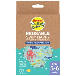 HUGGIES Windeln Little Swimmers wiederverwendbare Schwimmwindel Größe 5-6 Unter Wasser