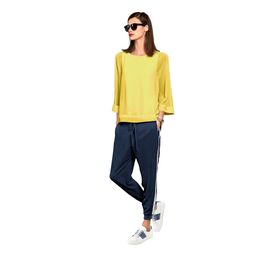 Blusenshirt Heine "Blusenshirt" Gr. 34, gelb Damen Shirts Blusenshirts