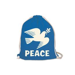 logoshirt Kulturbeutel Peace - Friedenstaube, mit coolem Print, blau
