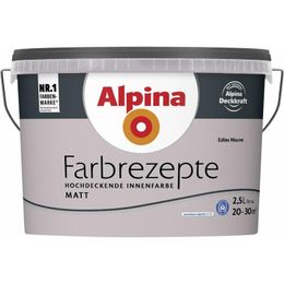Alpina - Farbrezepte Zartes Lila 2,5 l Edles Mauve Innenfarbe matt