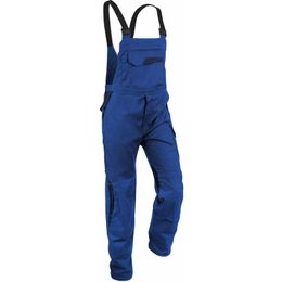 KÜBLER WORKWEAR Kübler Vita cotton+ Latzhose kbl.blau/dunkelblau Gr. 106 - Blau