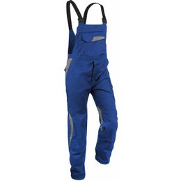 KÜBLER WORKWEAR Kübler Vita cotton+ Latzhose kbl.blau/mittelgrau Gr. 54 - Blau