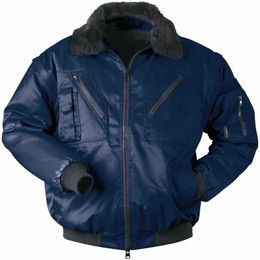 KÜBLER WORKWEAR Kübler Workwear - Kübler Pilotenjacke dunkelblau Gr. s - Blau