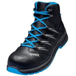 Uvex 2 trend Stiefel S2 blau, schwarz Weite 10 Gr. 43 - Blau
