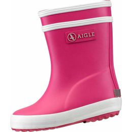 Aigle - Baby-Flac pink/weiß Gr. 19 - weiß
