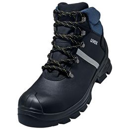 2 construction Stiefel S3 schwarz, blau Weite 10 Gr. 48 - Schwarz - Uvex