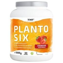 TNT Planto Six (1000g) | 6-Komponenten-Proteinpulver Erdbeere