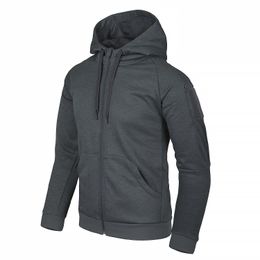 Helikon-Tex Urban Tactical Hoodie FullZip melange schwarz/grau Gr&ouml;&szlig;e L