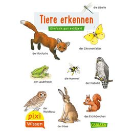 Carlsen Verlag Pixi Wissen 30: VE 5 Tiere erkennen - Hanna Sörensen, Kartoniert (TB)