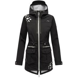 Marikoo Damen Softshelljacke Outdoor Funktionsjacke aus Wasserabweisendem Obermaterial Ulissaa