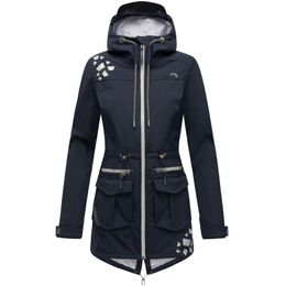 Marikoo Damen Softshelljacke Outdoor Funktionsjacke aus Wasserabweisendem Obermaterial Ulissaa