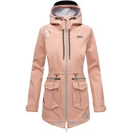 Marikoo Damen Softshelljacke Outdoor Funktionsjacke aus Wasserabweisendem Obermaterial Ulissaa