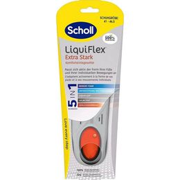 Scholl Einlegesohlen LiquiFlex Extra Support, Komforteinlegesohlen - Mehr Polsterung durch Memory Foam, rot