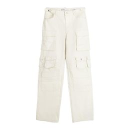 Bershka Hose Damen Größe 40 ecru