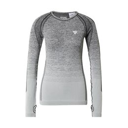 Hummel Funktionsshirt 'GG12' Damen Gr&ouml;&szlig;e M grau / schwarz / wei&szlig;