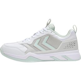 Hummel Sportschuh 'Teiwaz 2.0' Damen Gr&ouml;&szlig;e 40 hellgrau / pastellgr&uuml;n / wei&szlig;