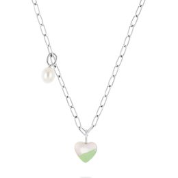 Guido Maria Kretschmer Jewellery Kette Damen Größe One Size grün / silber / weiß