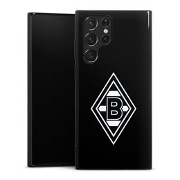 DeinDesign Galaxy S22 Ultra Handy Silikon H&uuml;lle Case schwarz Handyh&uuml;lle Borussia M&ouml;nchengladbach Gladbach Coat Of Arms