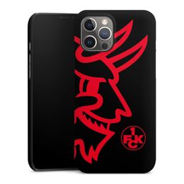 DeinDesign iPhone 12 Pro Max Handy Premium Case Smartphone Handyh&uuml;lle Schutzh&uuml;lle matt 1. Fc Kaiserslautern Official Licensed Product Logo Premium Case