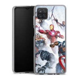 DeinDesign Galaxy A12 Handy Silikon H&uuml;lle Case transparent Handyh&uuml;lle Marvel Avengers Official Licensed Product Silikon Case