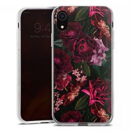 DeinDesign iPhone Xr Handy Silikon H&uuml;lle Case transparent Handyh&uuml;lle Flowers Blossom Rose Silikon Case