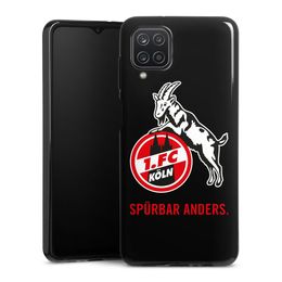 DeinDesign Galaxy A12 Handy Silikon H&uuml;lle Case schwarz Handyh&uuml;lle Transparent Official Licensed Product 1. Fc K&ouml;ln