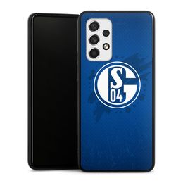 DeinDesign Galaxy A53 5G Handy Silikon H&uuml;lle Case schwarz Handyh&uuml;lle Fc Schalke 04 Official Licensed Product