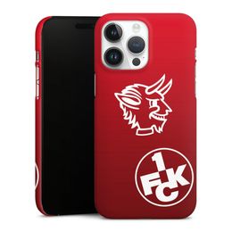 DeinDesign iPhone 14 Pro Max Handy Premium Case Smartphone Handyh&uuml;lle Schutzh&uuml;lle matt Devil Official Licensed Product 1. Fc Kaiserslautern Premium Case
