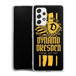 DeinDesign Galaxy A53 5G Handy Silikon H&uuml;lle Case transparent Handyh&uuml;lle Sgd Statement Sg Dynamo Dresden Silikon Case