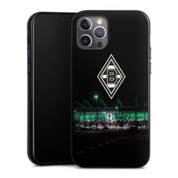 DeinDesign iPhone 12 Pro Handy Silikon H&uuml;lle Case schwarz Handyh&uuml;lle Official Licensed Product Stadium Borussia M&ouml;nchengladbach