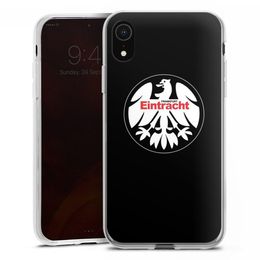 DeinDesign iPhone Xr Handy Silikon H&uuml;lle Case transparent Handyh&uuml;lle Eintracht Frankfurt Sge Official Licensed Product Silikon Case