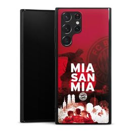 DeinDesign Galaxy S22 Ultra Handy Silikon H&uuml;lle Case schwarz Handyh&uuml;lle Mia San Mia Fcb Fc Bayern M&uuml;nchen